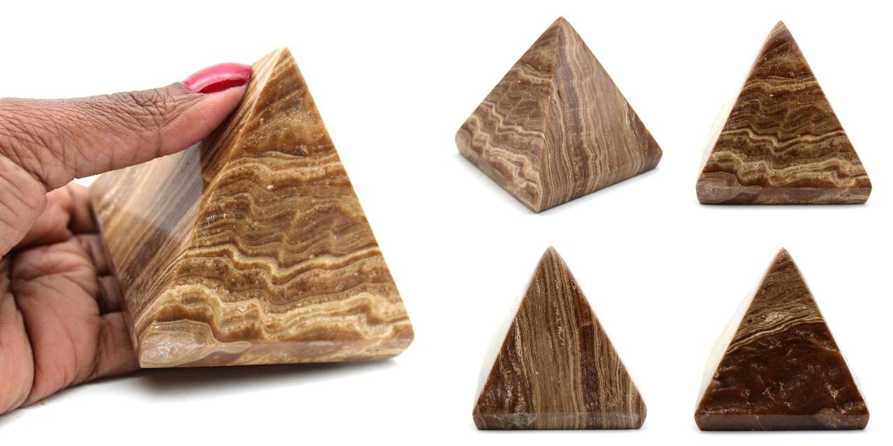 Pirâmide de Aragonita Madagascar 390gr 70mm | 33€