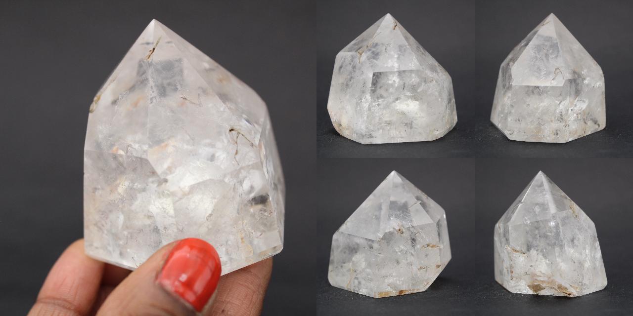 Prisma de cristal de rocha com inclusão Madagascar 190gr 54mm | 41€